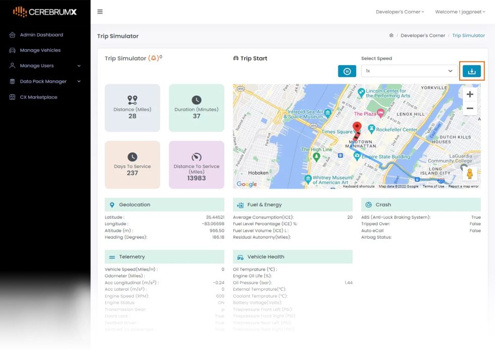 Trip Simulator - CerebrumX